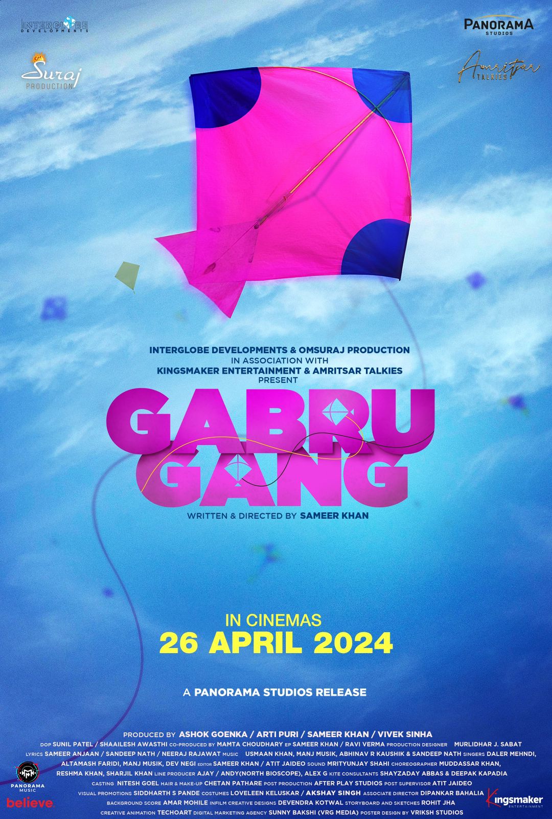 "Gabru Gang" Releases Motion Poster, World's First Movie on Kite Flying ...